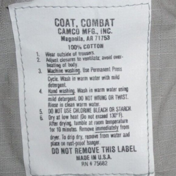 Jackets & Coats | Battleship Gray Bdu Lightweight Hot Wx Combat ...